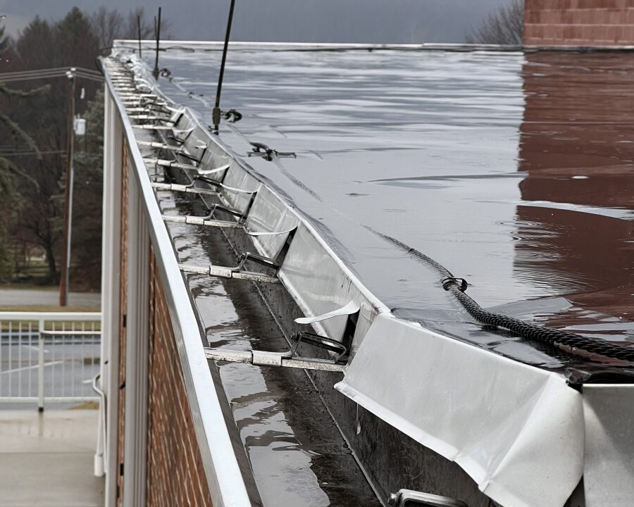 Can You Use Residential Gutters On a Commercial Flat Roof?
